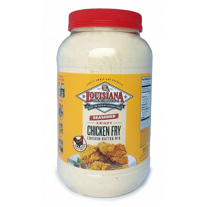 Louisiana Seasoned Crispy Chicken Fry Batter Mix 2.61 Kg — Bulk Mart