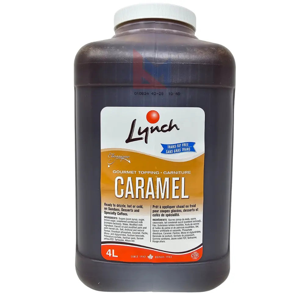 Caramel Topping 2x4L Lynch Classique Caramel Topping Baking Pantry ...