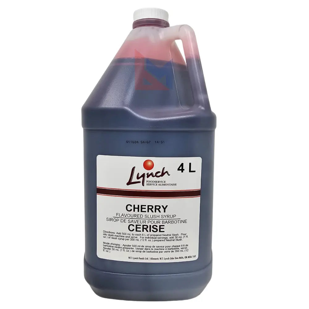 Cherry Slush Syrup 2x4L Lynch Slush Mix Cherry Near Me — Bulk Mart