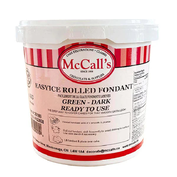 EasyIce Rolled Fondant Black Easy Roll 1Kg Mccall's, BulkMart Canada ...