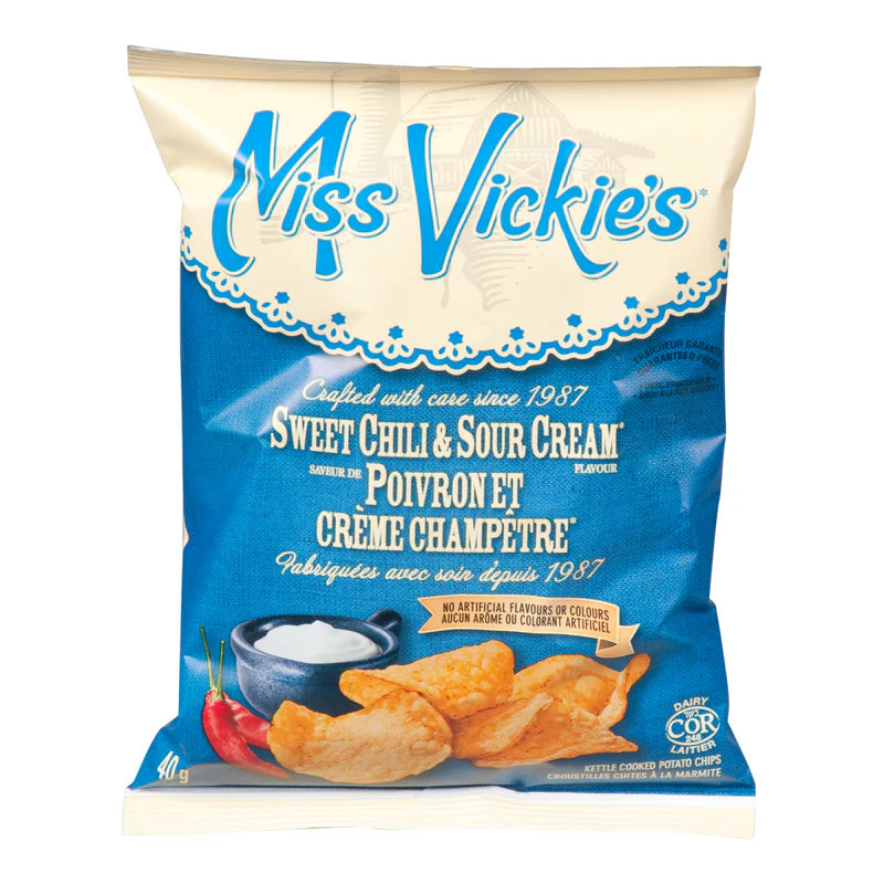 Miss Vickie's Sweet Chili & Sour Cream Kettle Cooked Potato Chips 40 x ...