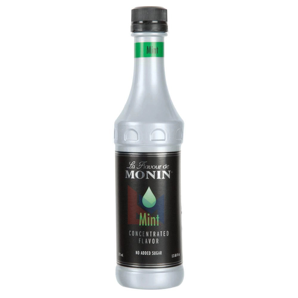 Monin Mint Concentrated Flavor 375 ml, Beverages Bulk Mart
