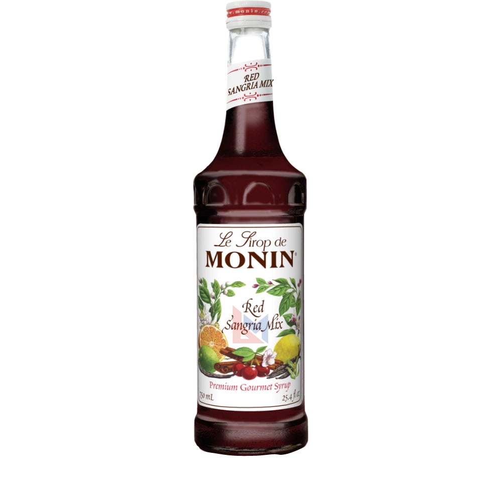 Monin Red Sangria Mix Syrup 750 ml, Bulk Mart Supplier