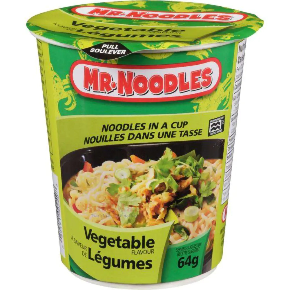 Vegetable Noodles In a Cup 12x64g Mr. Noodles At Wholesale Price — Bulk ...