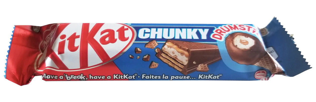 Nestle KitKat Chunky Drumstick Chocolate Wafer Bar 24 x 44g — Bulk Mart