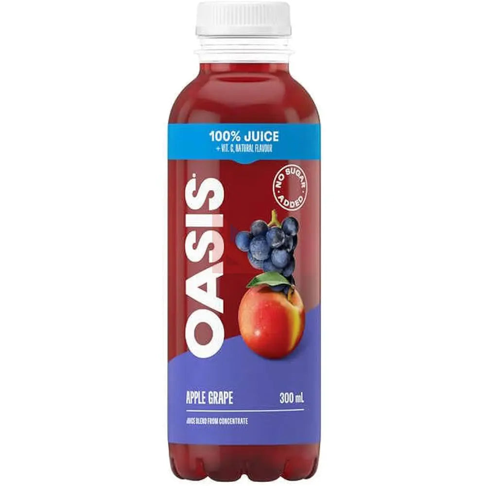 Oasis Apple-Grape Juice 24 x 300 ml, Apple Grape Juice, Bulk Mart