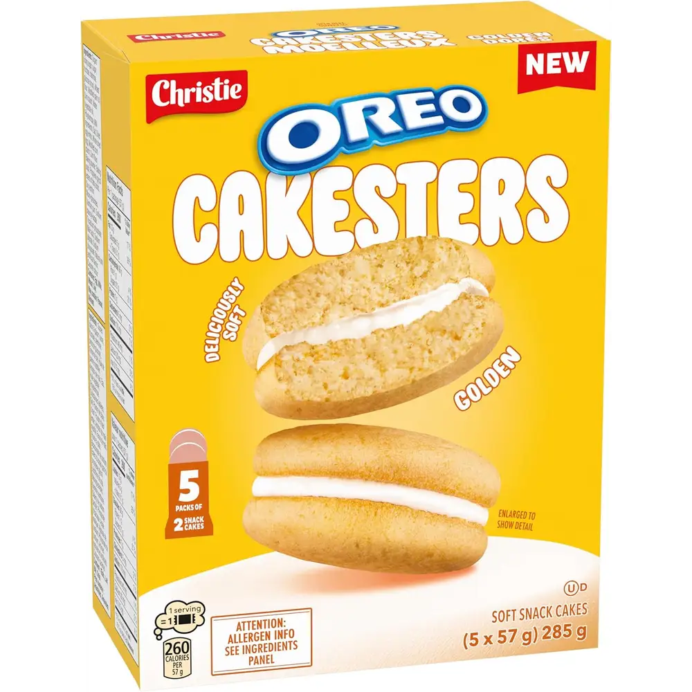 Oreo Cakesters Golden Soft Snack Cakes 12 x 285g - Bulk Mart