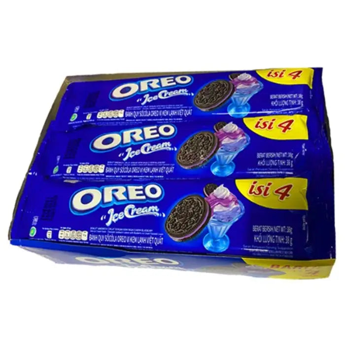 Oreo Blueberry Ice Cream Cookies 4 Pcs 12 x 38g, Wholesale Cookies at ...