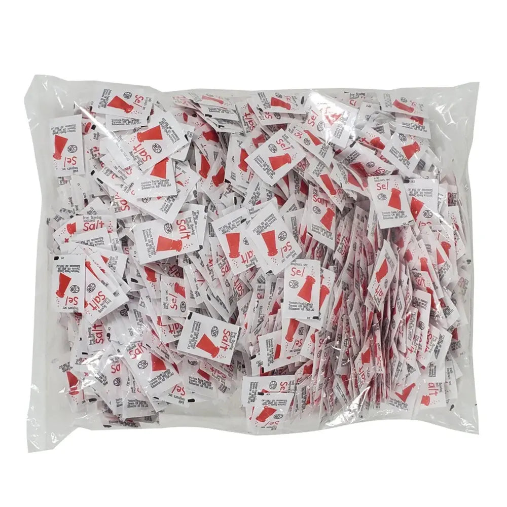 Iodized Salt Portions 1000 Pcs Wholesale Restaurant Supplies — Bulk Mart