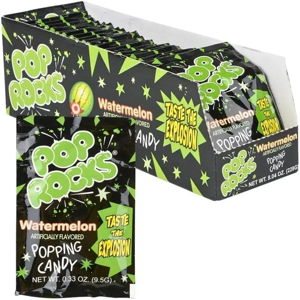 Pop Rocks Watermelon Popping Candy 24 x 9.5g, Wholesale Candy Canada ...