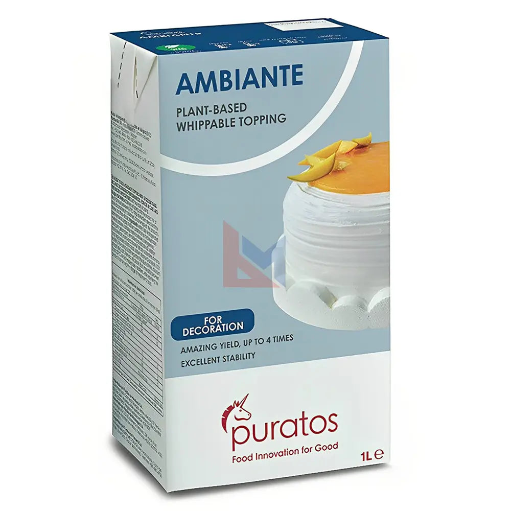 Non Dairy Whip Cream Topping, Puratos Ambiante Plant Based - Bulkmart ...