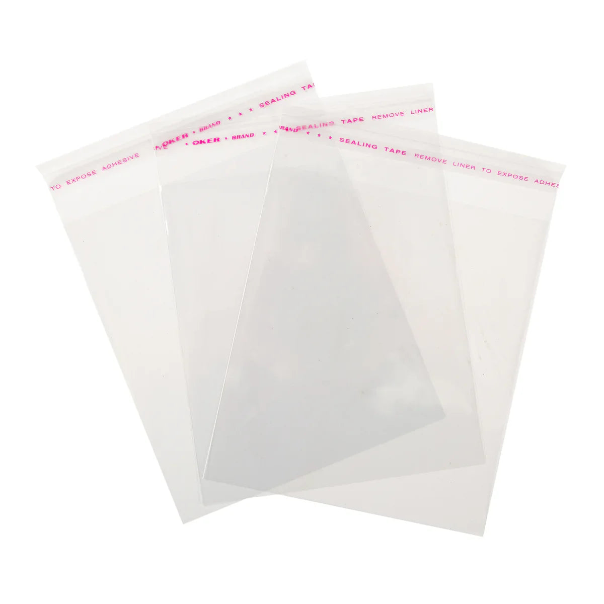 Premium 8x11 Resealable Poly Bags with Adhesive Strip 50/Pack — Bulk Mart
