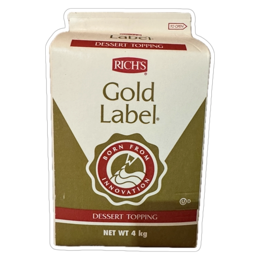 Whipped Topping Gold Label 4Kg Rich's, Bulk Mart Canada