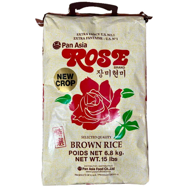 Rose Extra Fancy Brown Rice 15 Lbs, Wholesale Rice Supplier — Bulk Mart