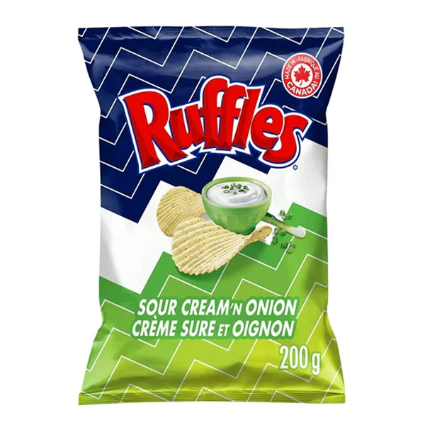 Ruffles Regular Original Potato Chips 12 x 200g, Bulk Snack Supplier ...