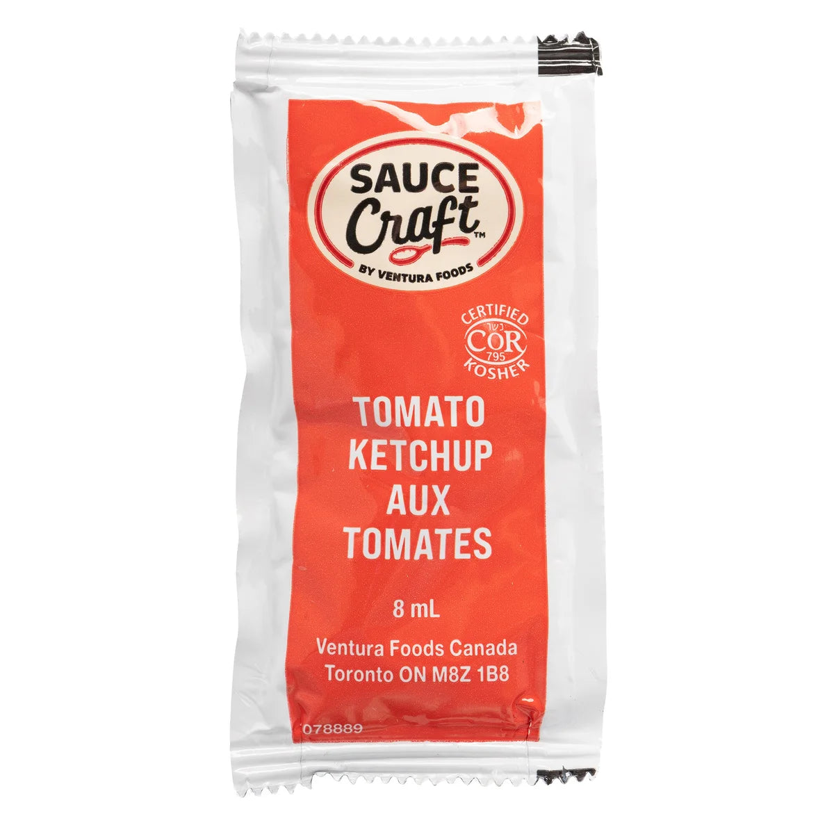 Tomato Ketchup Portions 500x8ml Ketchup Condiment Portions — Bulk Mart
