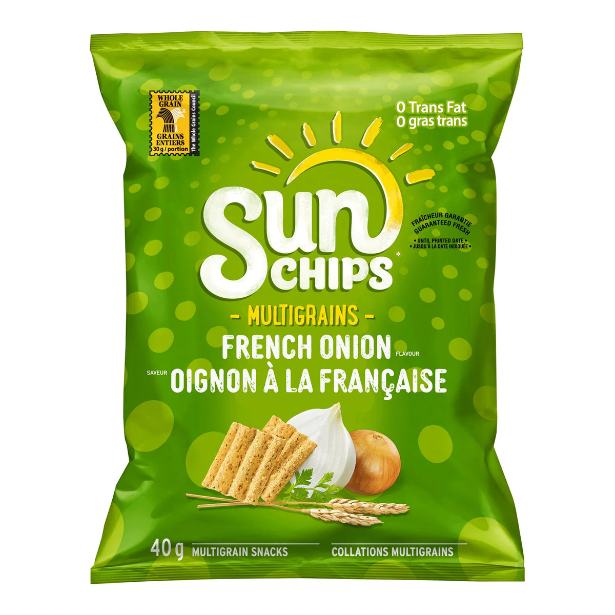 Sun Chips French Onion 100% Whole Grain Vending Machine Snacks 40 x 40g ...