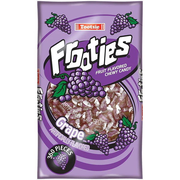 Tootsie Roll Frooties Grape Chewy Candy 360 Pieces 38.8 Oz 12 Bags ...