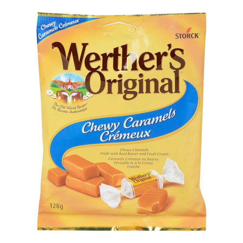 Werther's Original Chewy Caramel Candy 3 x 128g, Wholesale Candy Canada ...