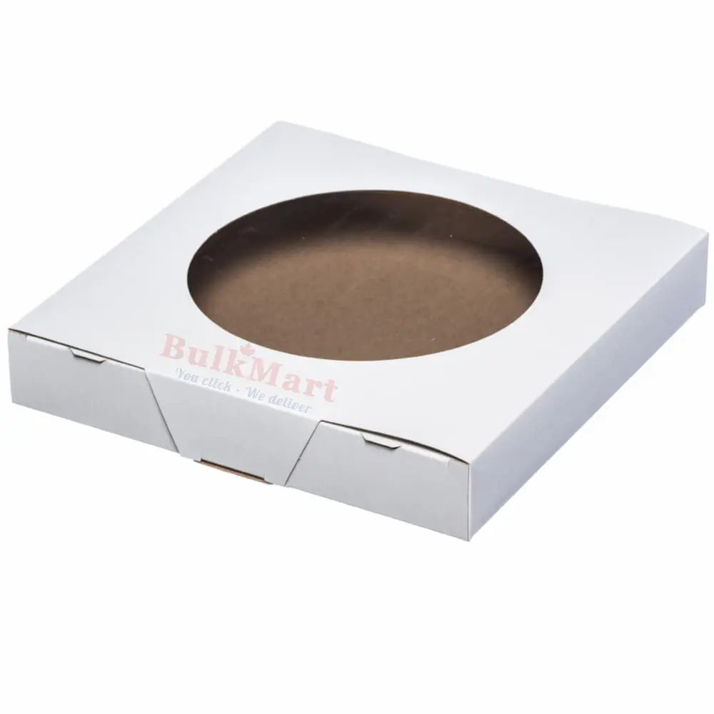 Dessert Box With Clear Lid, Pie Box With Window 9x9x1.5 Inch 50 Qty ...
