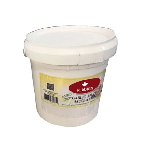 Garlic Sauce Dip 3.5Kg Aladdin Dips, In Stock, Bulk Mart Canada