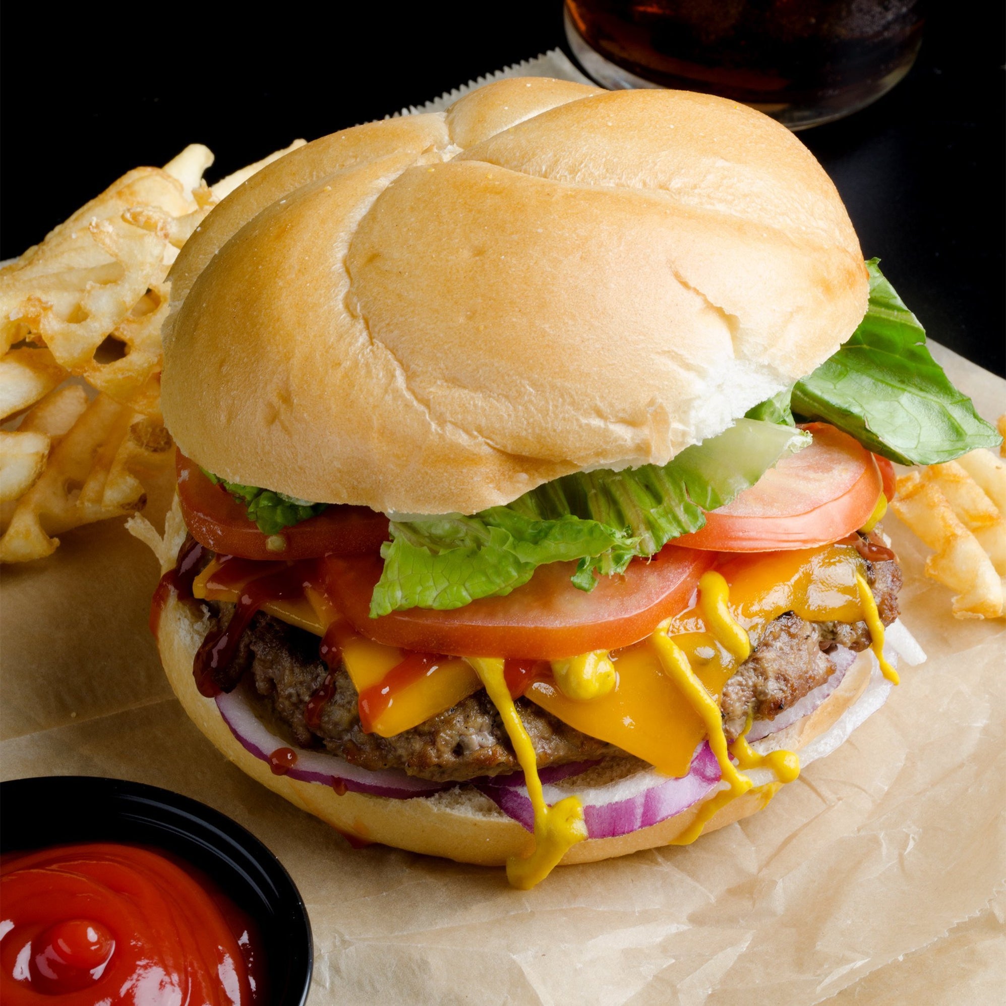 Roadhouse 6 Oz Beef Burger 30Pcs Cardinal Beef Patties In Bulk — Bulk Mart