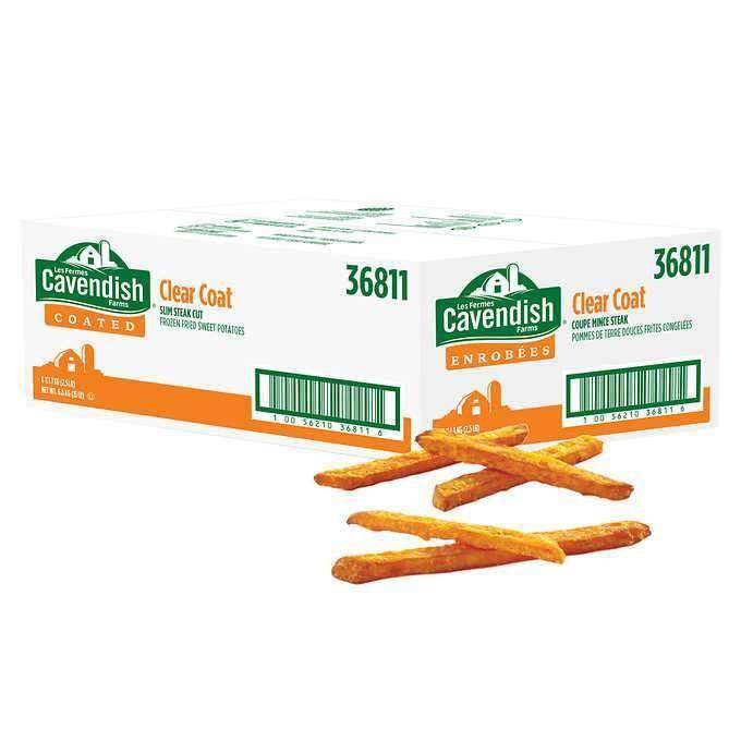 Cavendish - Sweet Potato Fries Slim Steak Cut - 6 x 2.5 Lb - Bulk Mart
