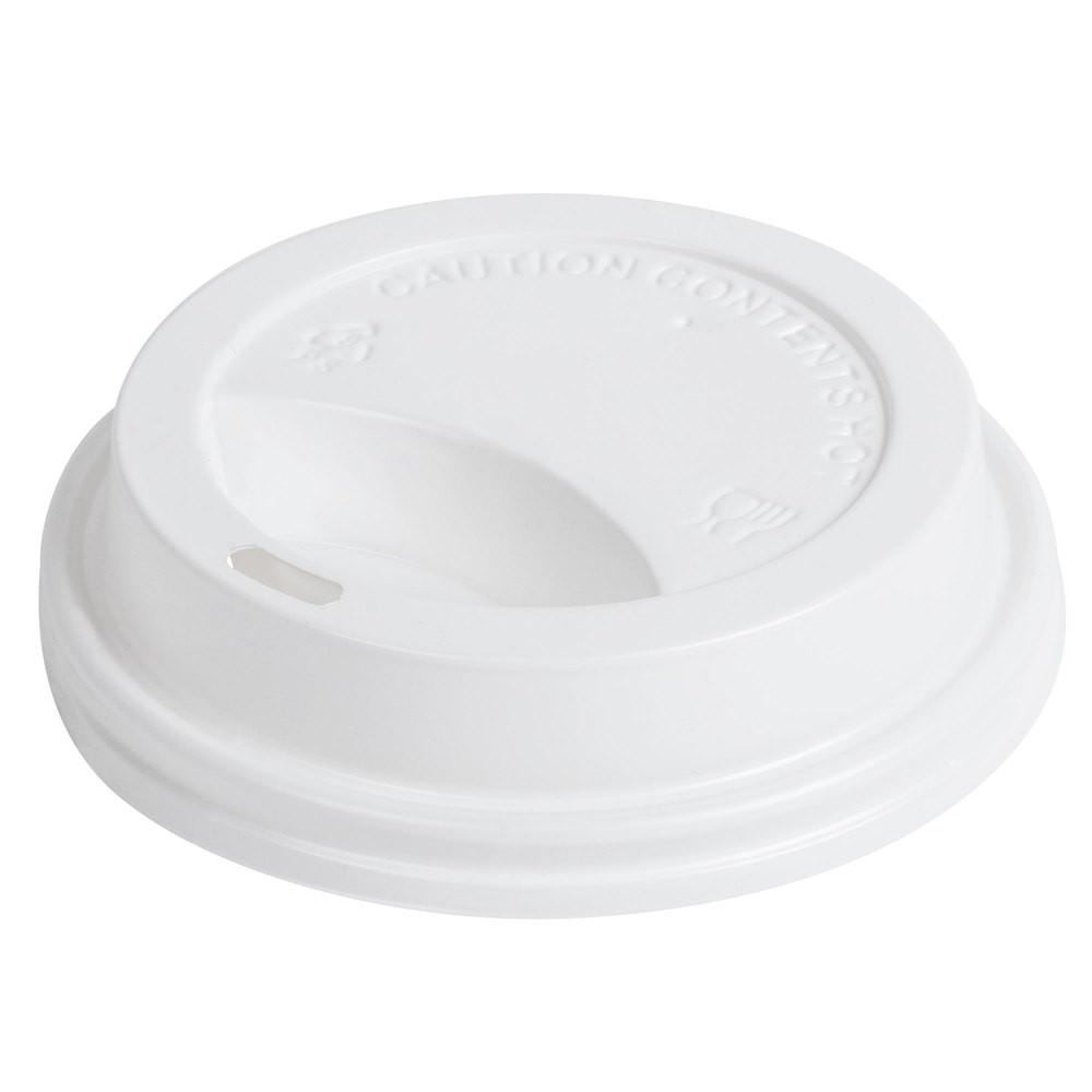 White 90 mm PLA Dome Lid For 10-20 Oz Hot Paper Cup 50 Qty, Canada ...
