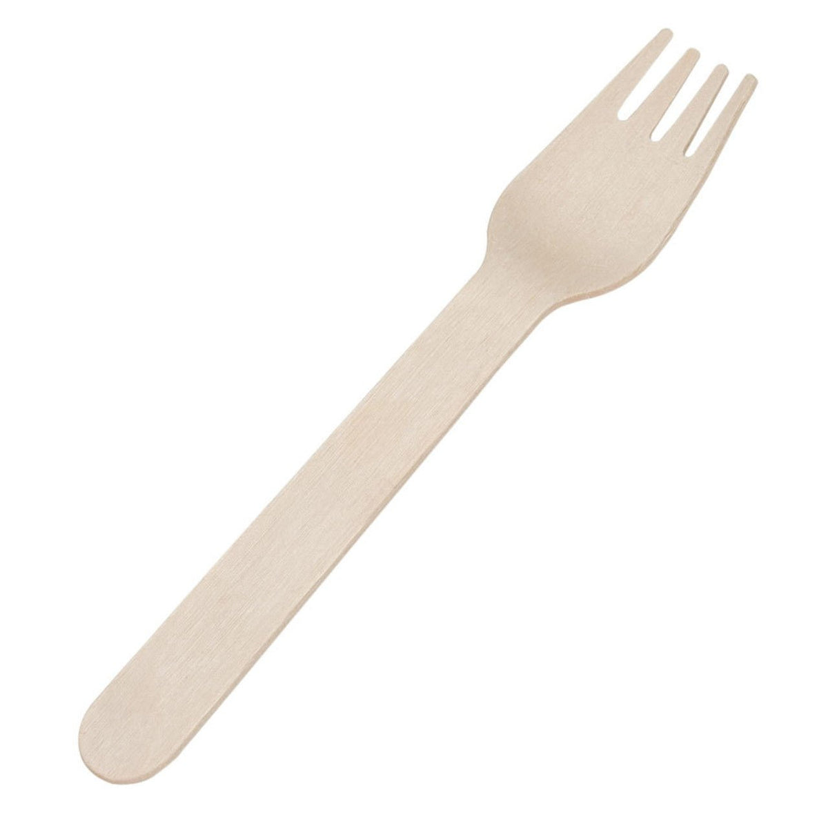 Natural Sustainable Birch Wooden Forks Unwrapped 2000 Qty, Online ...