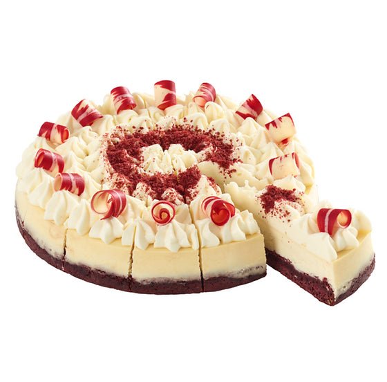 Pre-sliced 10" Red Velvet Cookie Crust Cheesecake 14 Slices Elite ...