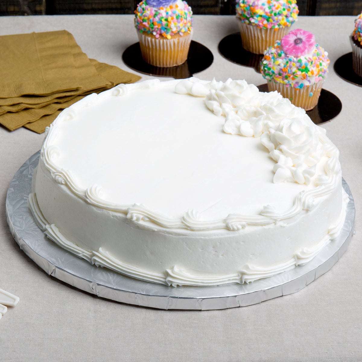 Round Silver Cake Base 1/2 Inch Thickness, Cake Board 6 Qty Online ...
