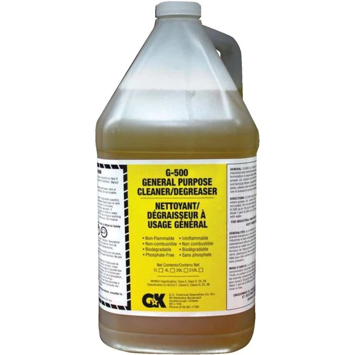 GK - G-500 All Purpose Cleaner Degreaser - 4 L - Bulk Mart