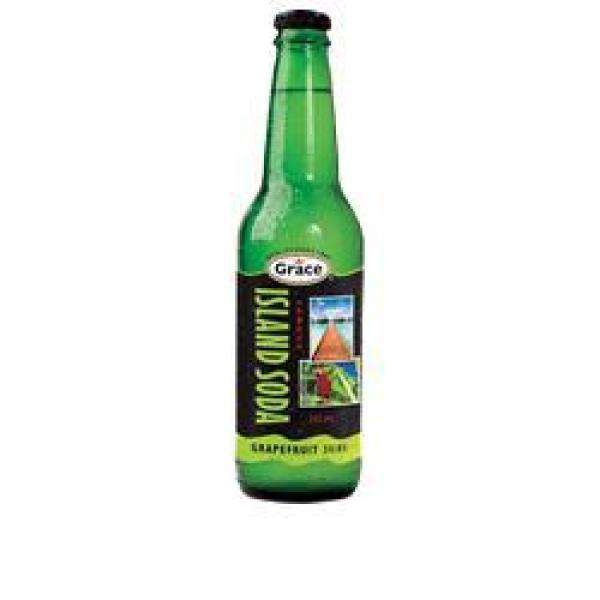 Grace Famous Island Soda Grapefruit 12 x 355 ml, Bulk Mart Canada