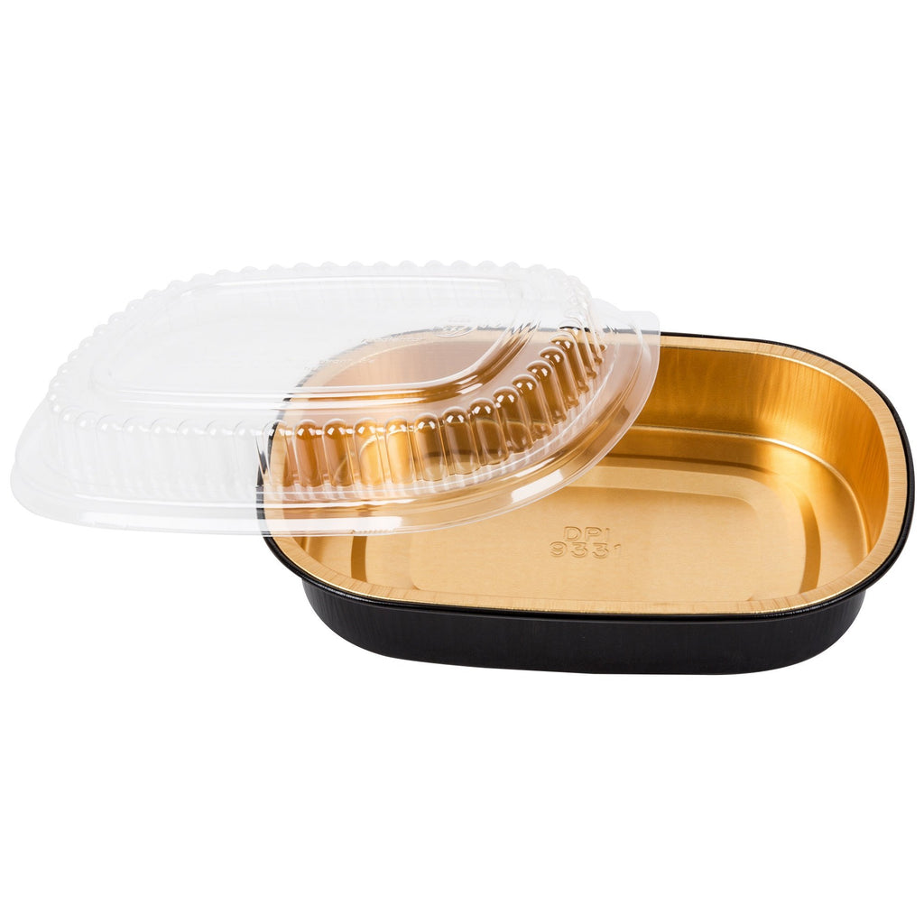 Rectangular Foil Containers – Oblong Trays with Dome & Board Lids ...
