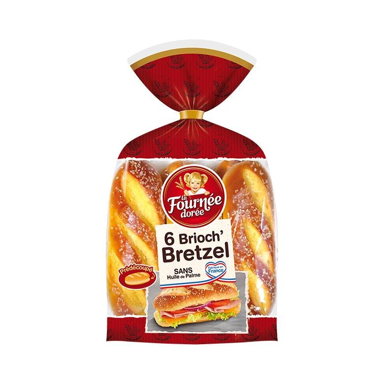 La Fournee Doree - Brioche Bretzel Bun - 400g - BulkMart Canada - Bulk Mart