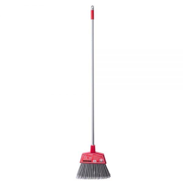 Angle Lobby Broom 10 Inch Plastic Head Metal Handle Each, Bulk Mart