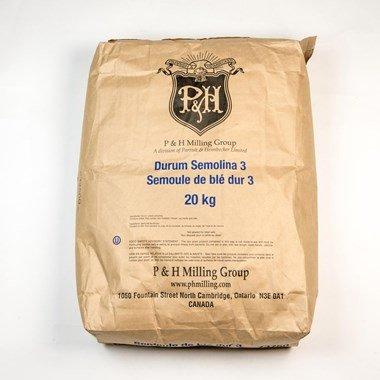 Durum Semolina Flour Sooji 20kg P&H #3, Wholesale Sooji Supplier Canada ...