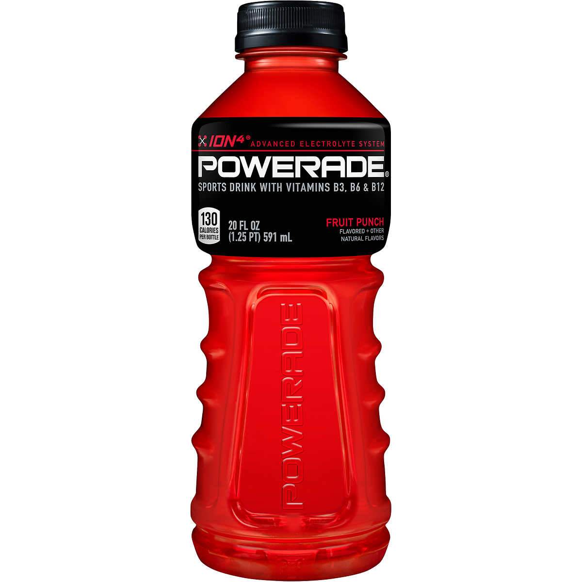 Powerade ION4 Fruit Punch 24 x 591 ml, Fruit Punch, Supplier — Bulk Mart