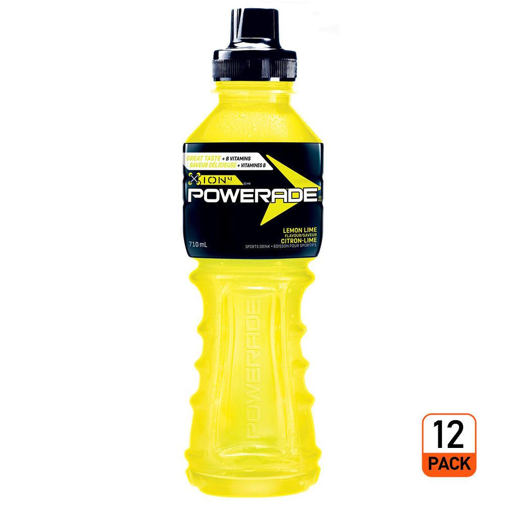 Powerade ION4 Lemon Lime 12 x 710 ml, Lemon Drink, Supplier — Bulk Mart
