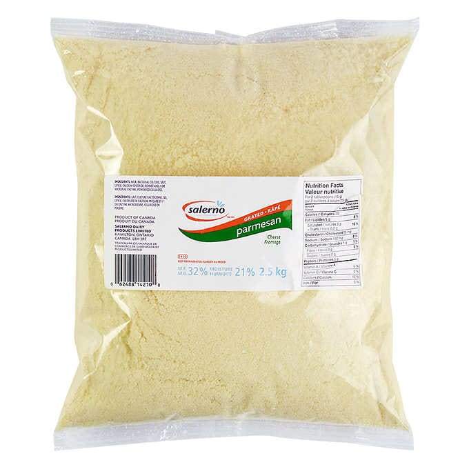 Grated Parmesan 2.5kg Salerno 32% Moisture Parmesan Shreds Online ...