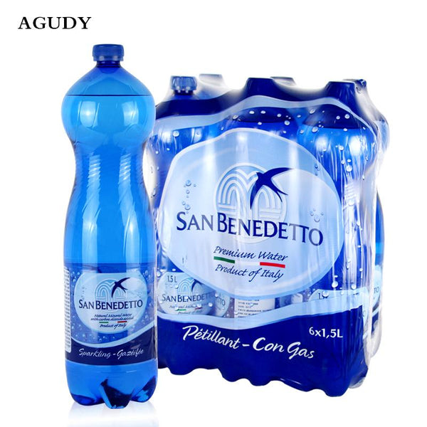 San Benedetto - Natural Spring Water PET - 6 x 1.5 L - Bulk Mart