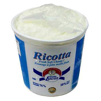 Ricotta Bulk 2kg Santa Lucia Wholesale Ricotta For Restaurants — Bulk Mart