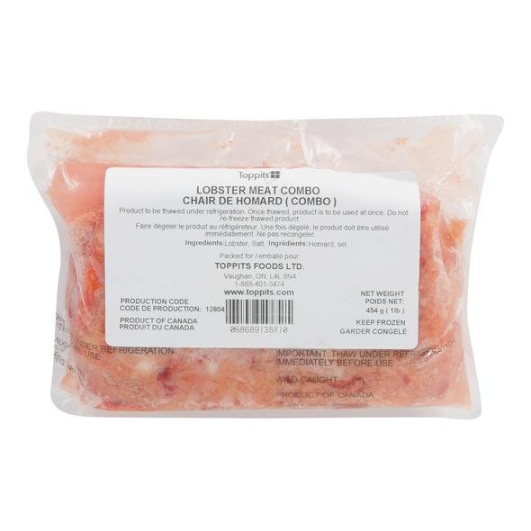 MSC Cooked Lobster Meat Combo 2Lb Toppits Ready To Cook Seafood — Bulk Mart