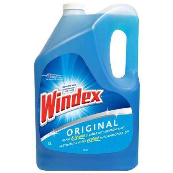 Windex - Original Glass Cleaner With Ammonia-D - 5 L — Bulk Mart